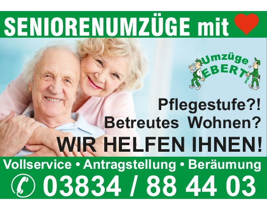 Ebert-Umzüge "Ihr Profi für SENIORENUMZÜGE" in Sassen-Trantow ⇒ in Das ...